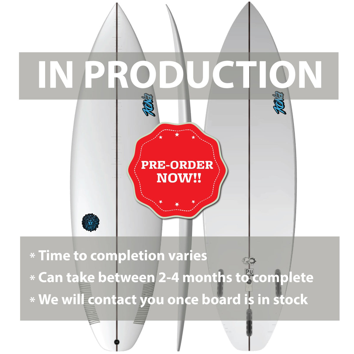 Bullet Pro PU Series Surfboard – Kona Surf Co