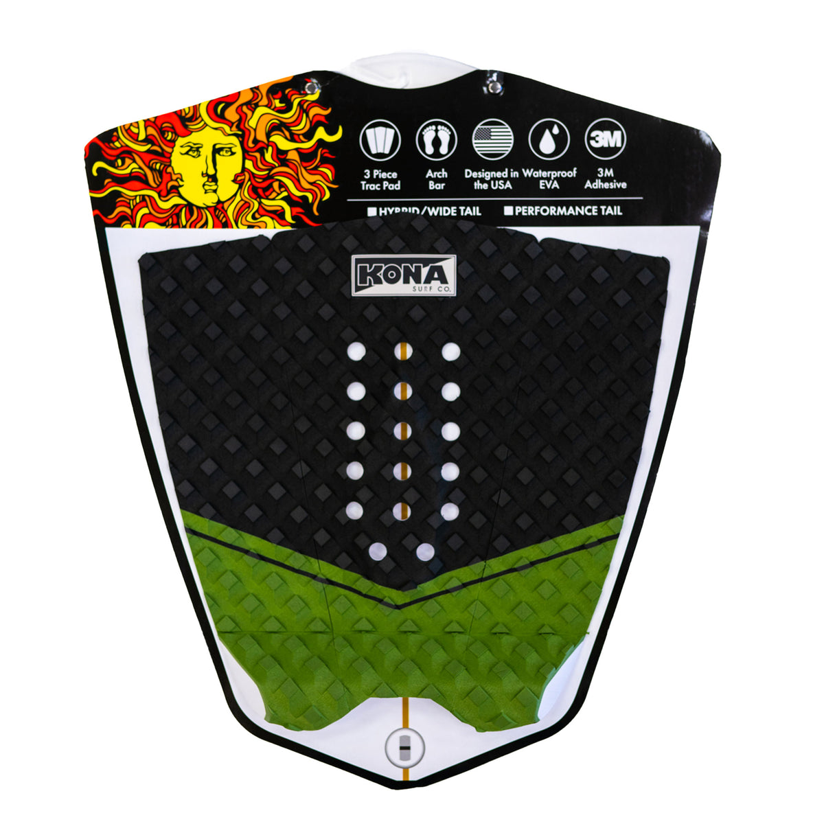 3 Piece Arch Trac Pad – Kona Surf Co